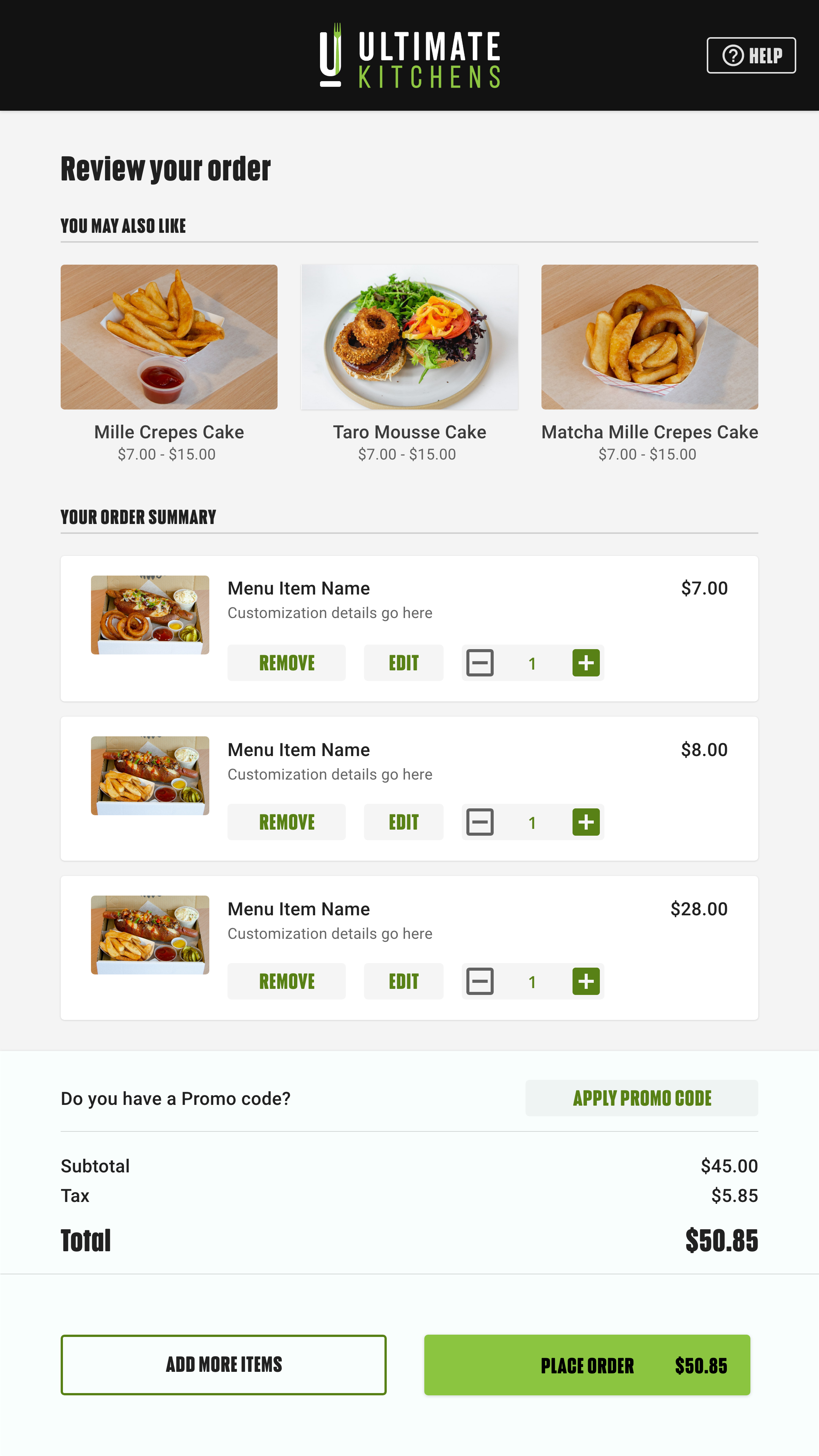 How do I add menu item pairings? – maegan